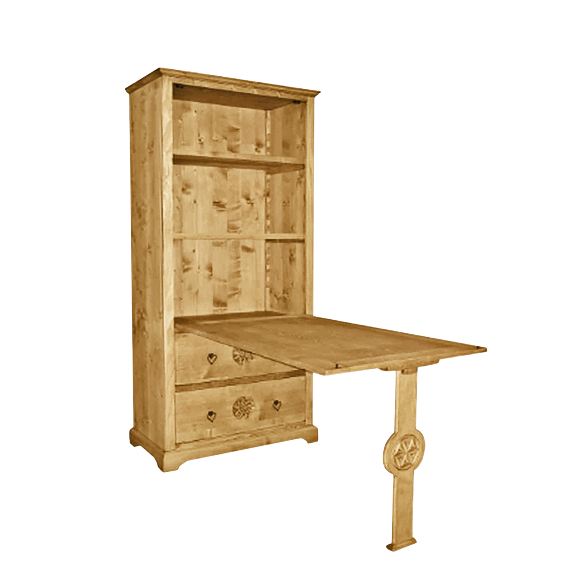 Table de Berger Sculptée en Pin Massif | meublespin.fr