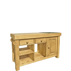 Billot de cuisine en bois & marbre | Livraison rapide | meublespin.fr