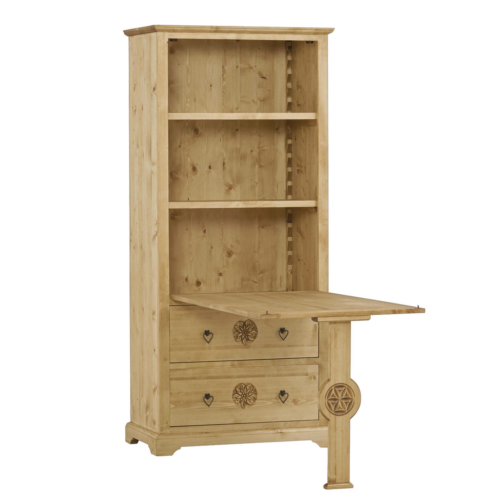 Table de Berger Sculptée en Pin Massif | meublespin.fr