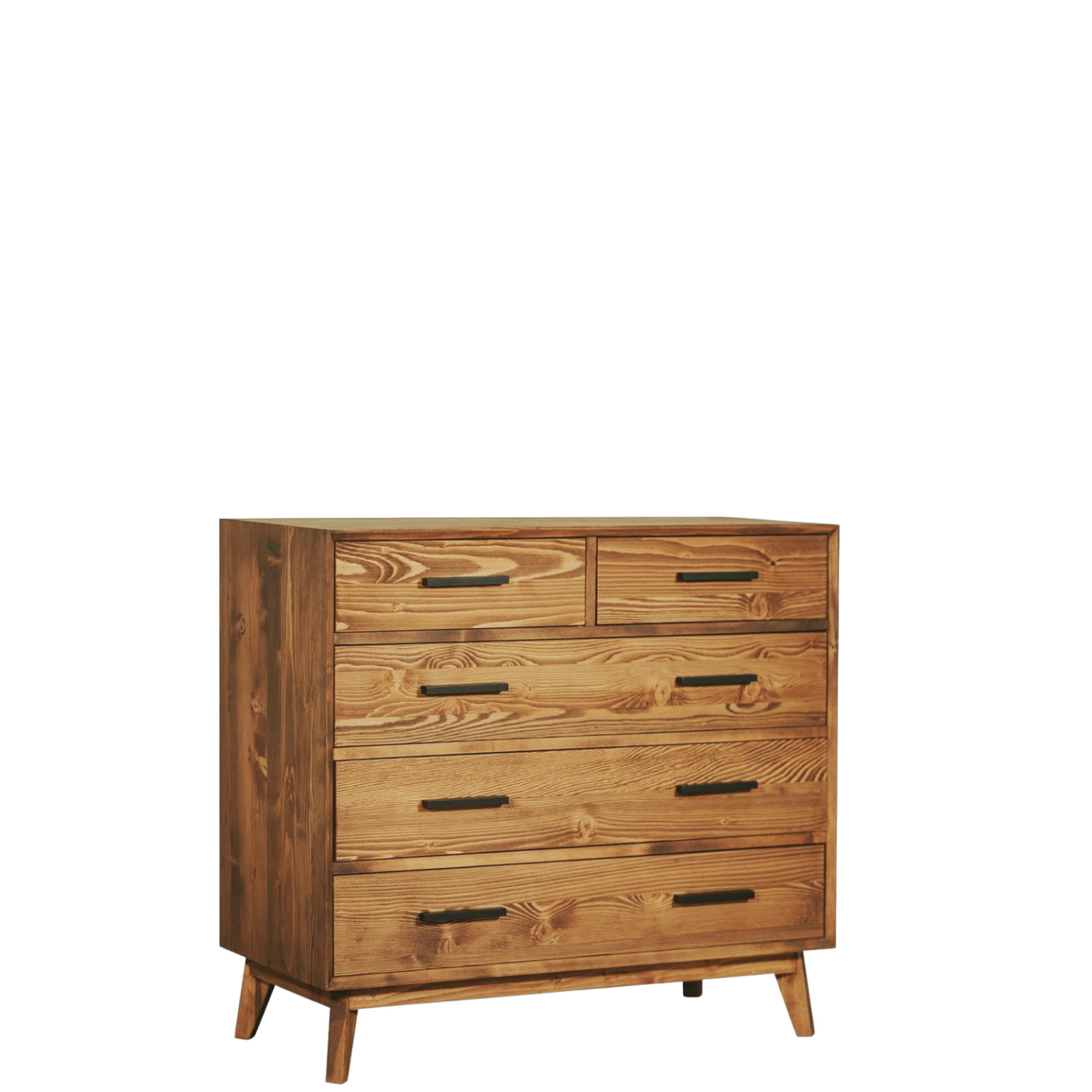 Commode 3 Tiroirs en Pin Massif style Montagne